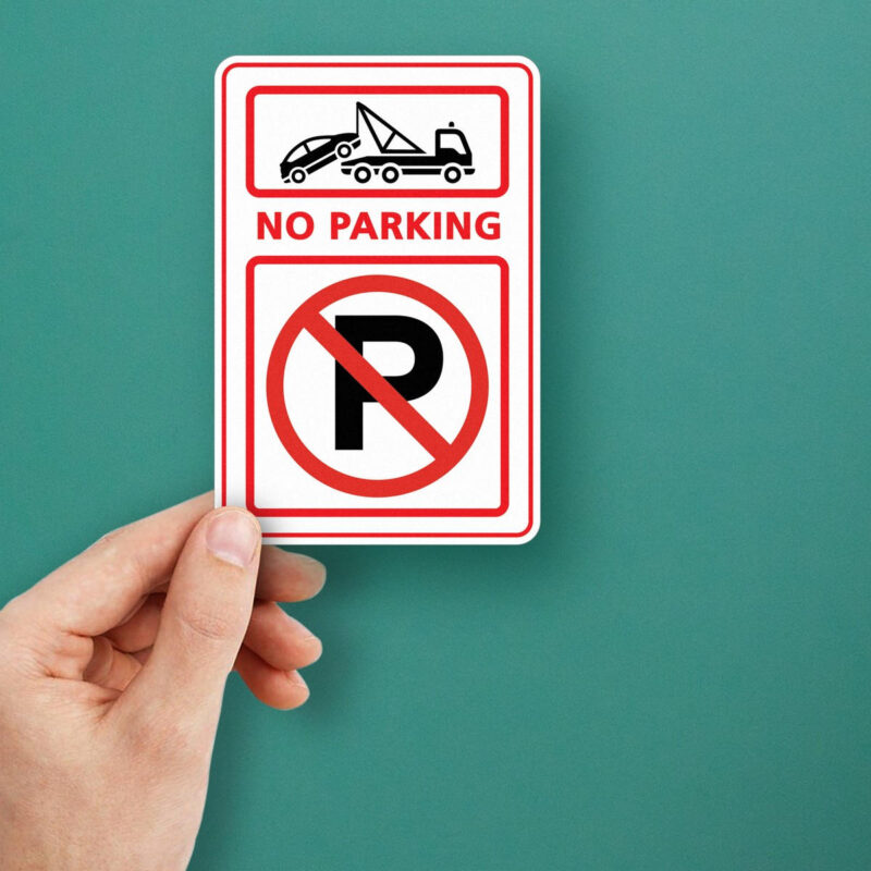 No Parking Vinyl Sticker - Stickers Factory