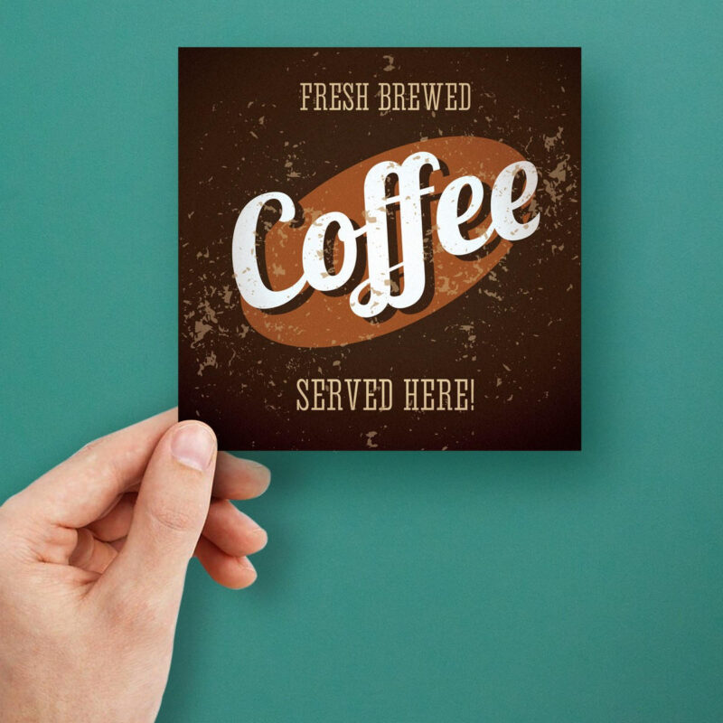 Vintage Coffee Vinyl Sticker - Stickers Factory