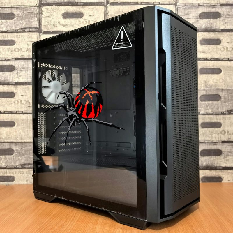Black Widow Spider Sticker - Stickers Factory