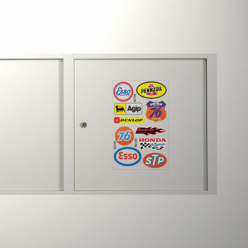Classic Racing Logo Sticker Set - Stickers Factory