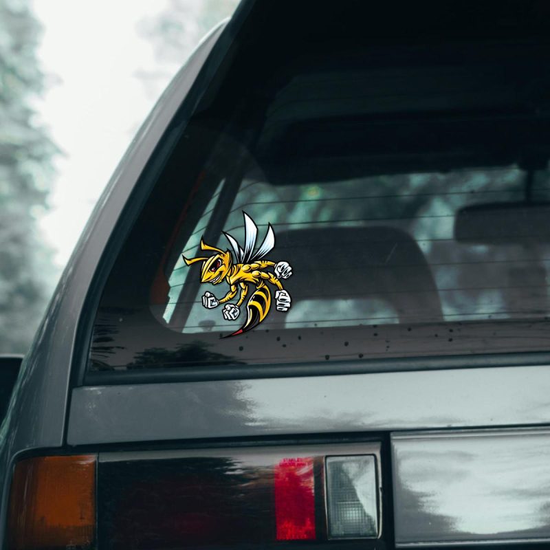 Fierce Wasp Warrior Sticker - Stickers Factory