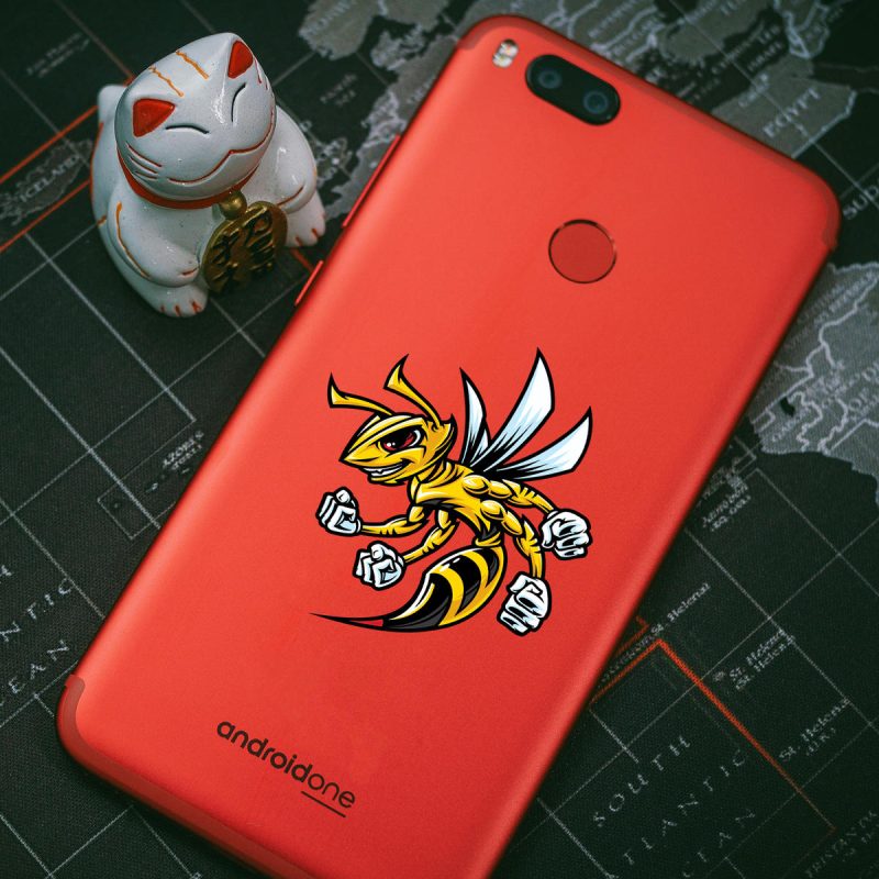 Fierce Wasp Warrior Sticker - Stickers Factory