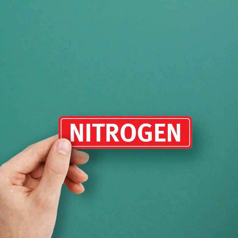 Nitrogen Label Sticker - Stickers Factory