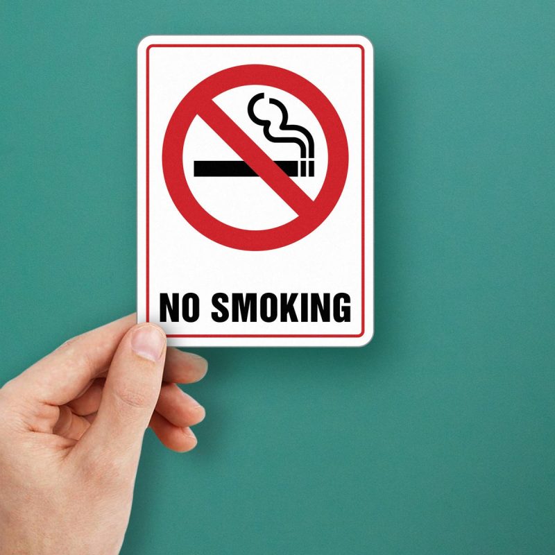"No Smoking" Sticker - Stickers Factory