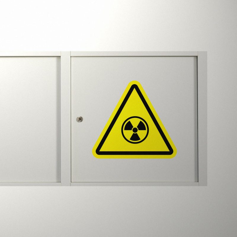 Radiation Hazard Warning Sticker - Stickers Factory