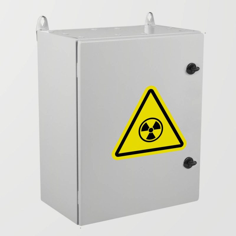 Radiation Hazard Warning Sticker - Stickers Factory