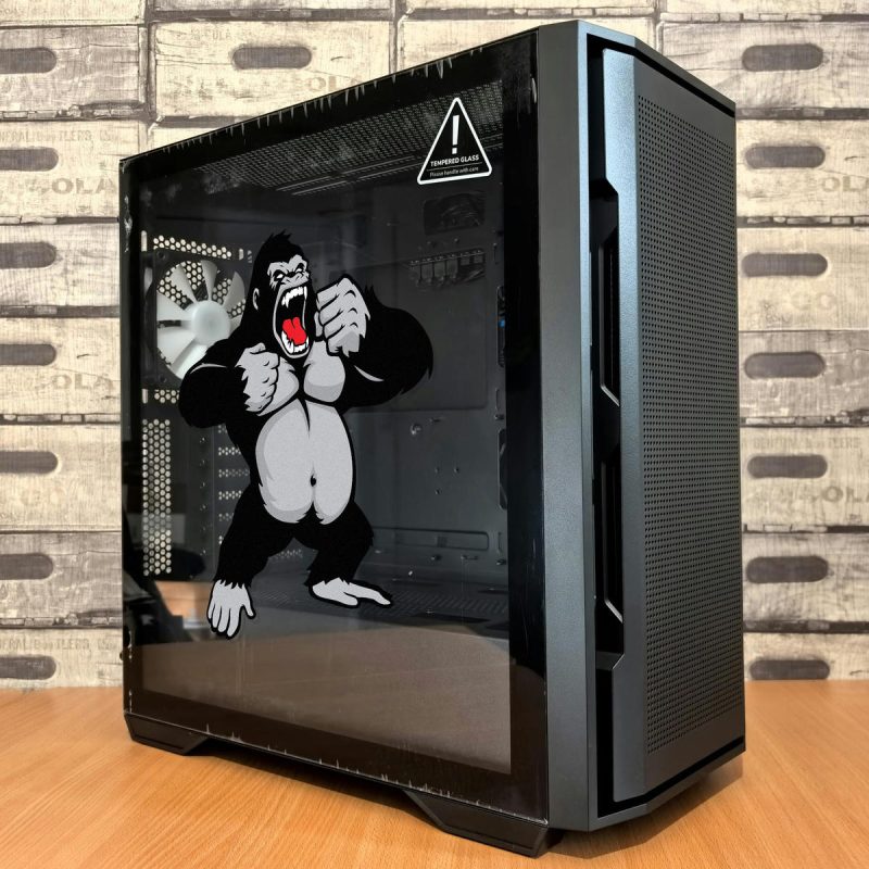 Roaring Gorilla Sticker - Stickers Factory