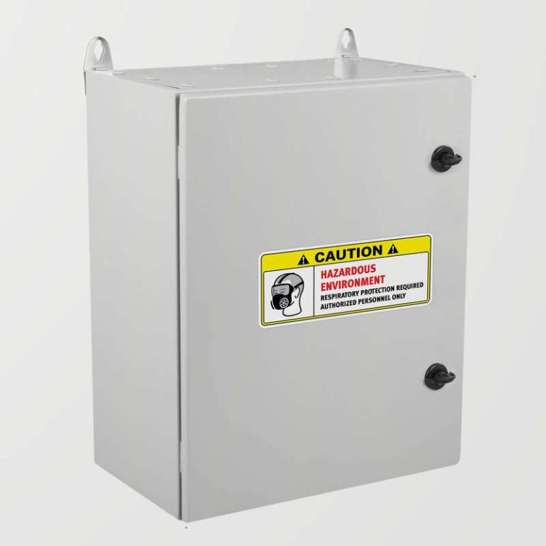 Caution Hazardous Environment Sticker - Stickers Factory
