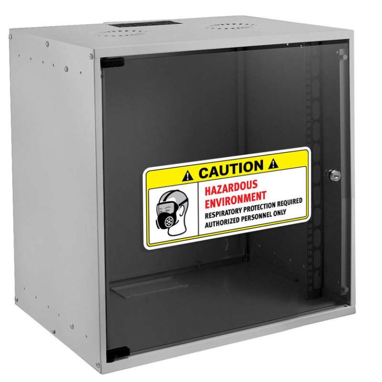 Caution Hazardous Environment Sticker - Stickers Factory