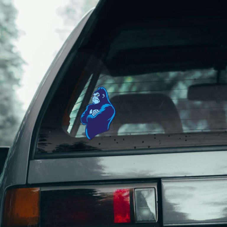 Confident Gorilla Sticker - Stickers Factory
