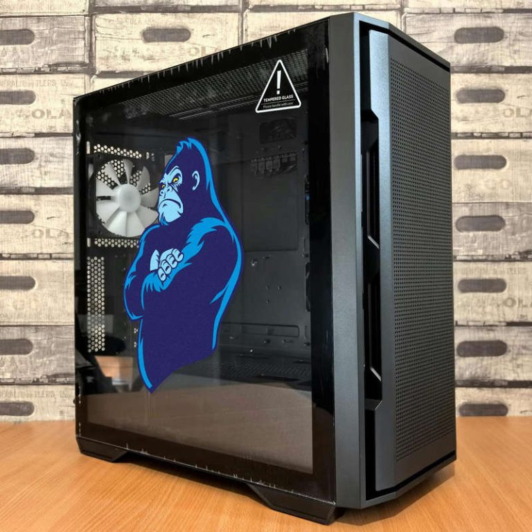 Confident Gorilla Sticker - Stickers Factory