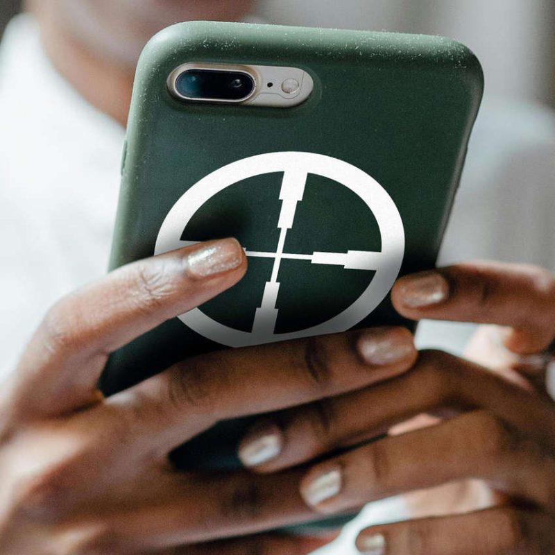 Crosshair Silhouette Sticker - Stickers Factory