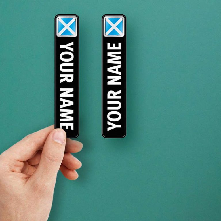 Customizable Name Plate Stickers - Stickers Factory