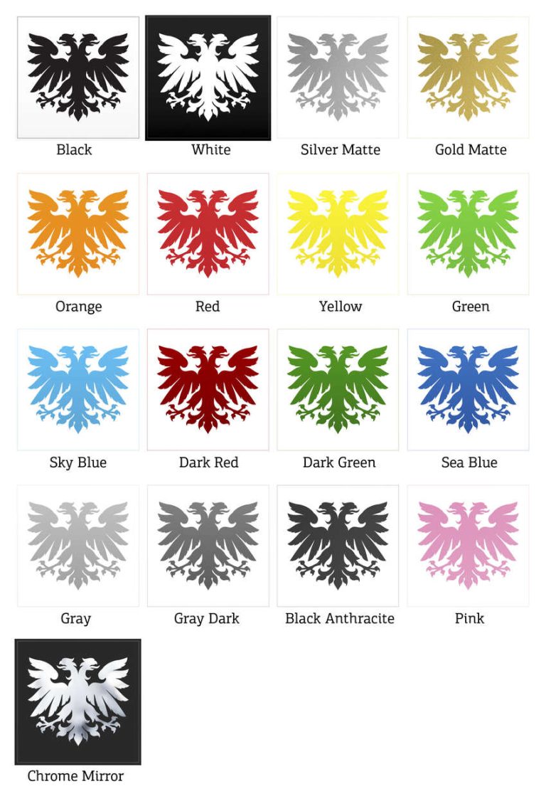 Double-Headed Eagle Sticker - Stickers Factory
