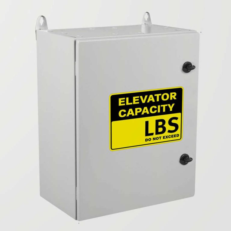 Elevator Capacity Sign Sticker - Stickers Factory