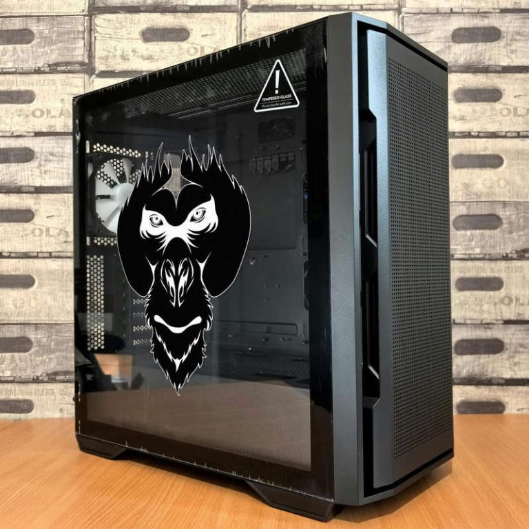 Gorilla Face Sticker - Stickers Factory