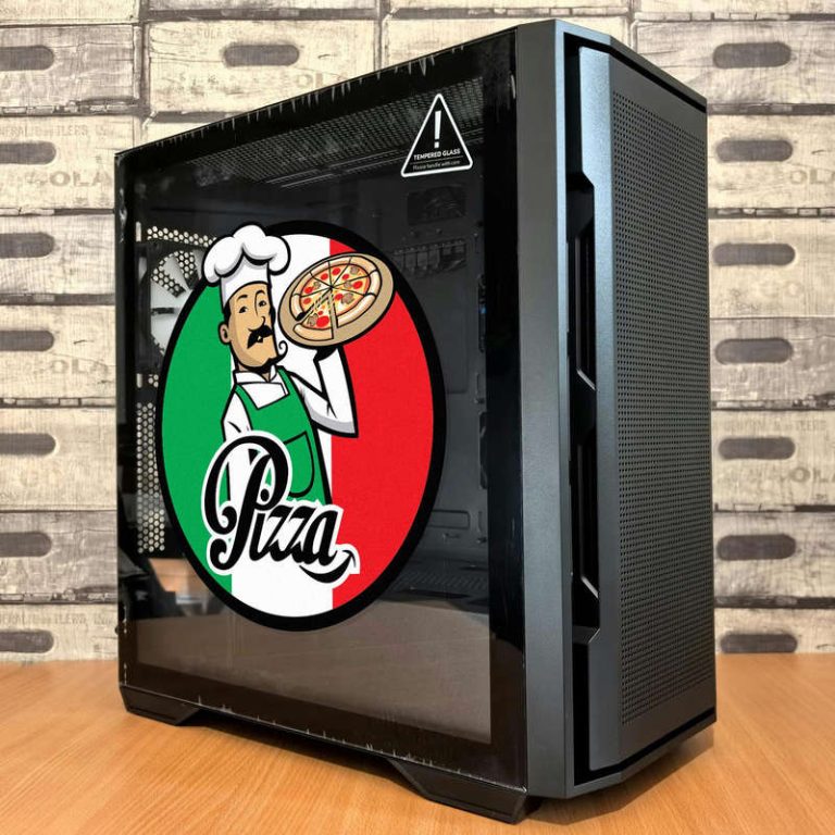 Italian Chef Pizza Sticker - Stickers Factory