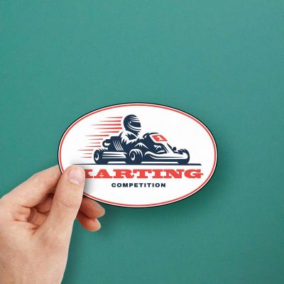 Karting Competition Sticker - Stickers Factory
