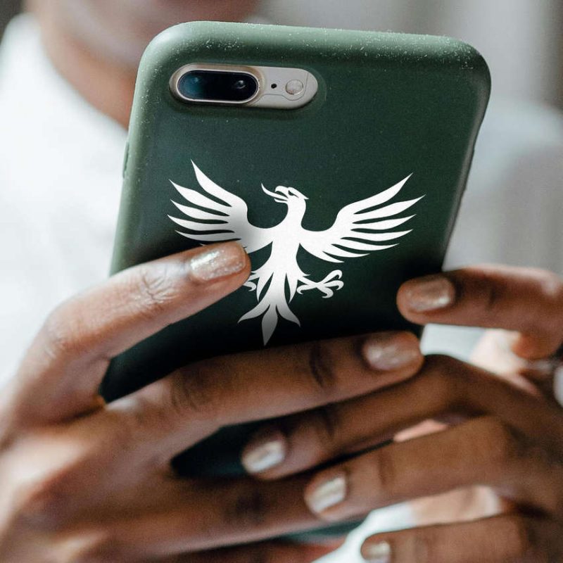 Phoenix Silhouette Sticker - Stickers Factory