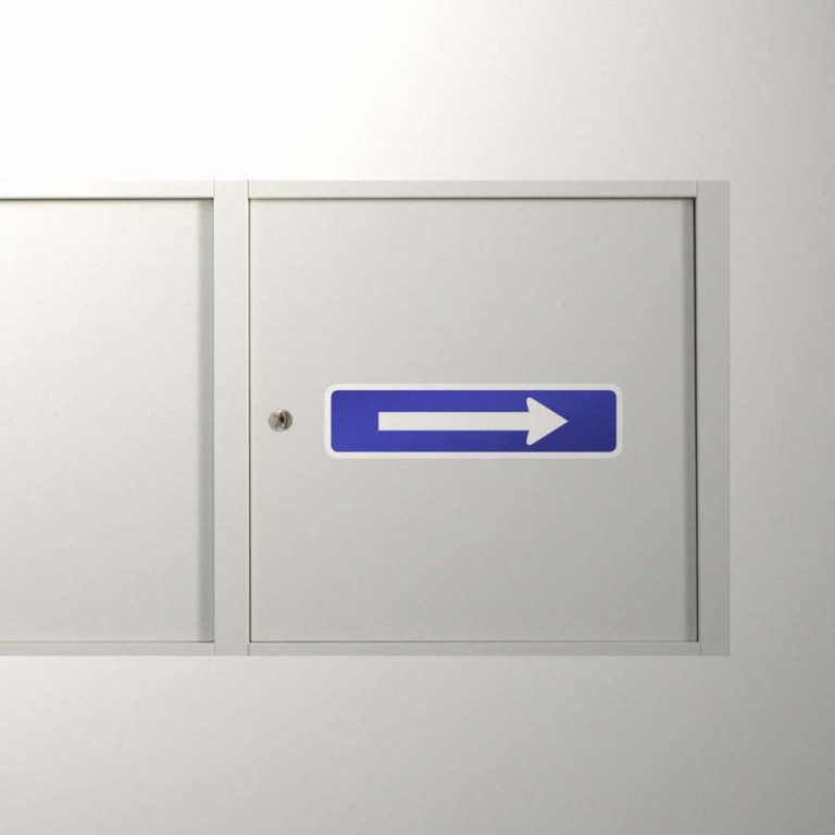 Right Arrow Direction Sticker - Stickers Factory