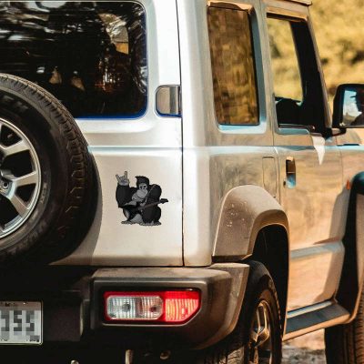 Rockstar Gorilla Sticker - Stickers Factory