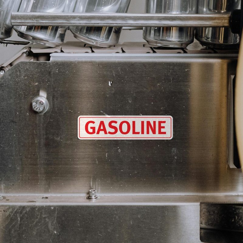 "Gasoline" Safety Label - Stickers Factory