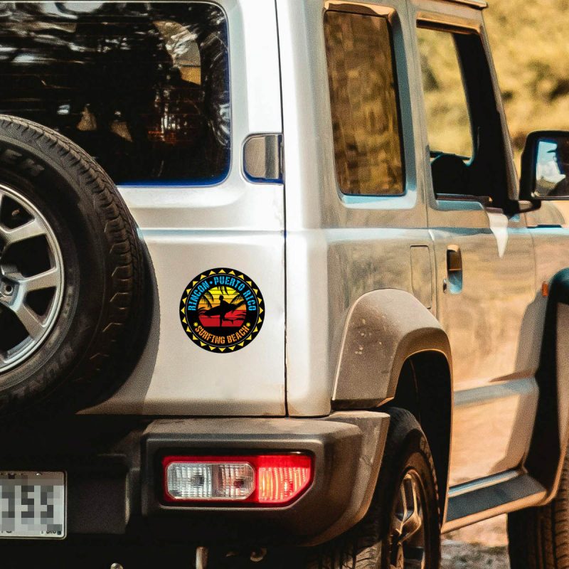Rincon Puerto Rico Surfing Beach Sticker - Stickers Factory