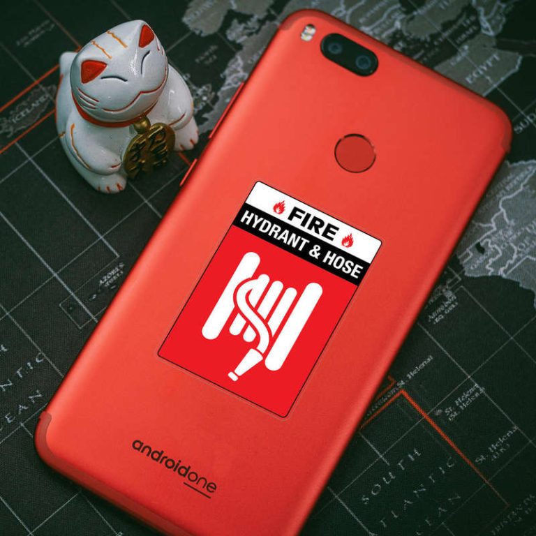 Fire Hydrant & Hose Safety Sticker - Stickers Factory