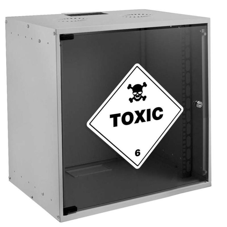 Toxic Warning Sticker - Stickers Factory