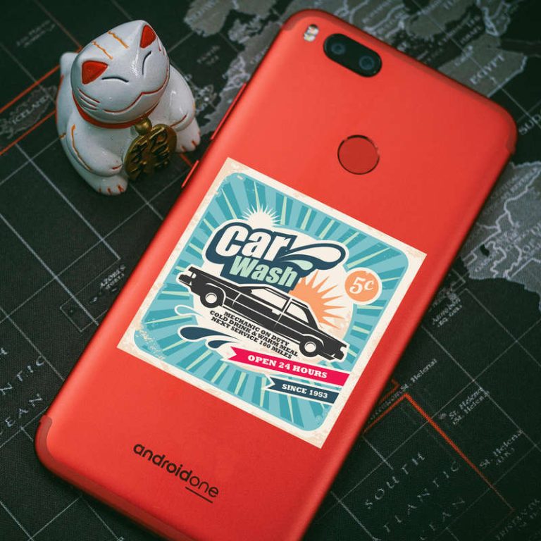 Vintage Car Wash Sticker - Stickers Factory