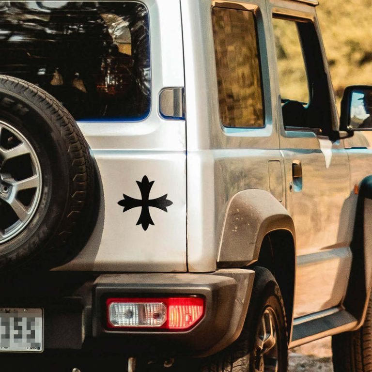 Cross Patonce Decal - Medieval Cross - Stickers Factory