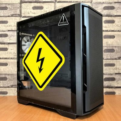 Electric Shock Warning Sticker - Stickers Factory