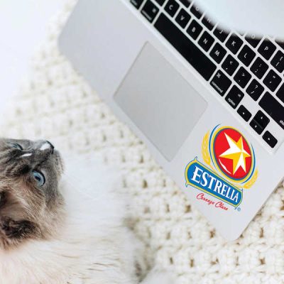 Estrella Damm Logo Sticker - Stickers Factory