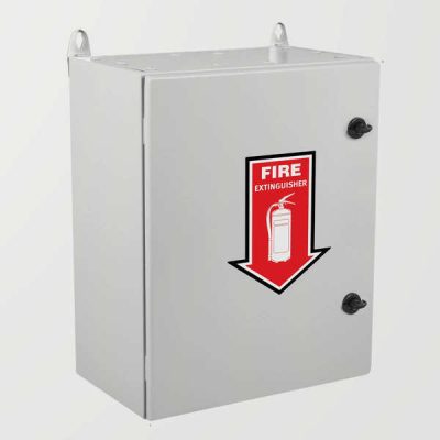 Fire Extinguisher Directional Sign Decal - Stickers Factory