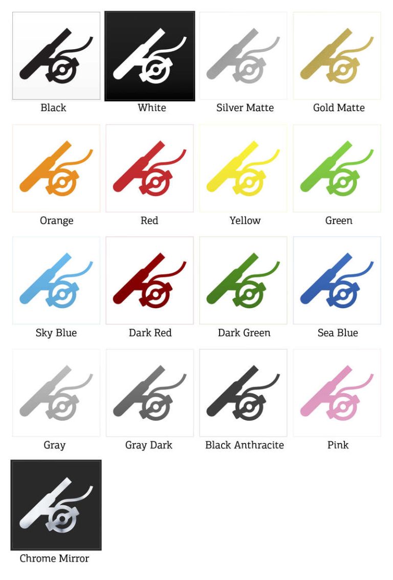 Fishing Rod and Reel Decal - Stickers Factory