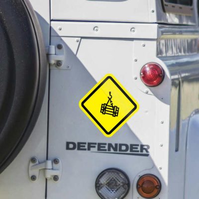Heavy Load Warning Sticker - Stickers Factory