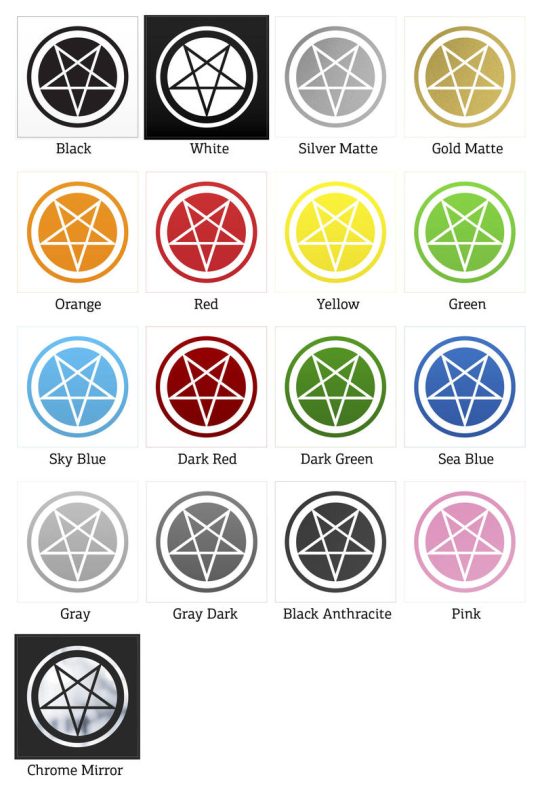 Pentagram Symbol Sticker - Stickers Factory