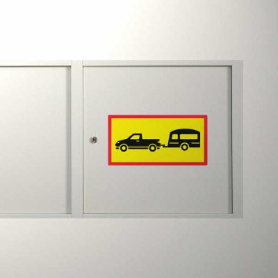 Trailer Hitch Warning Sticker - Stickers Factory