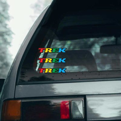 Trek Bikes Serif Outline Vinyl Decal Set - Stickers Factory